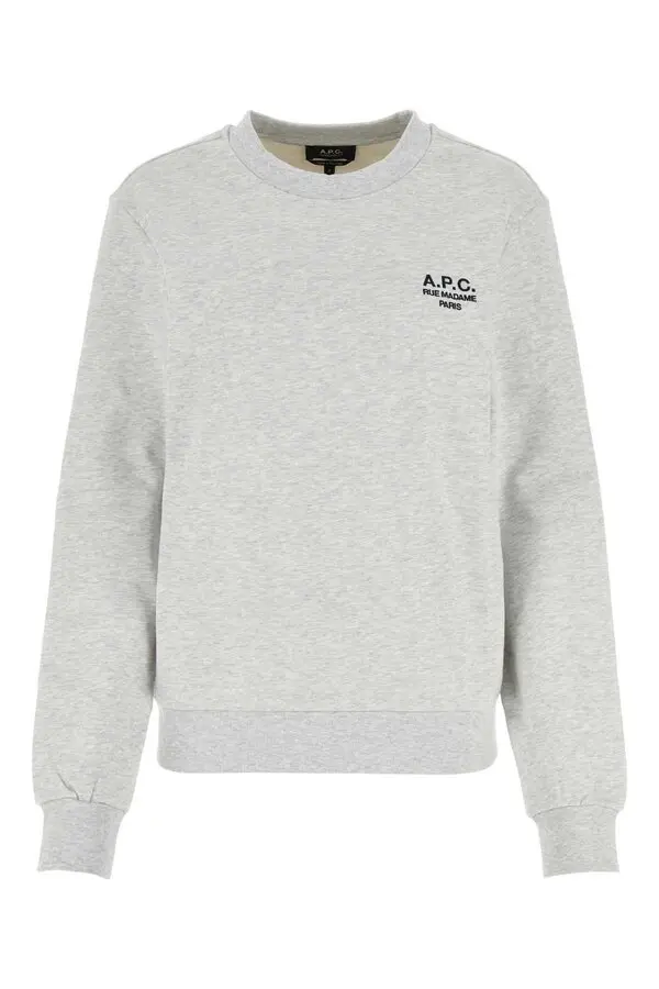 A.p.c. Melange Cotton Sweatshirt