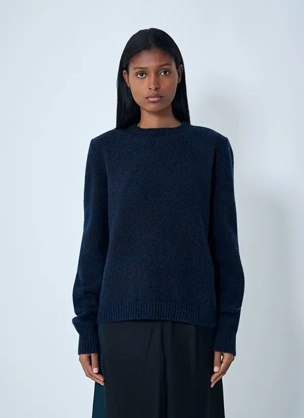 MAISON MARGIELA Wool-blend Crewneck Sweater - Brown