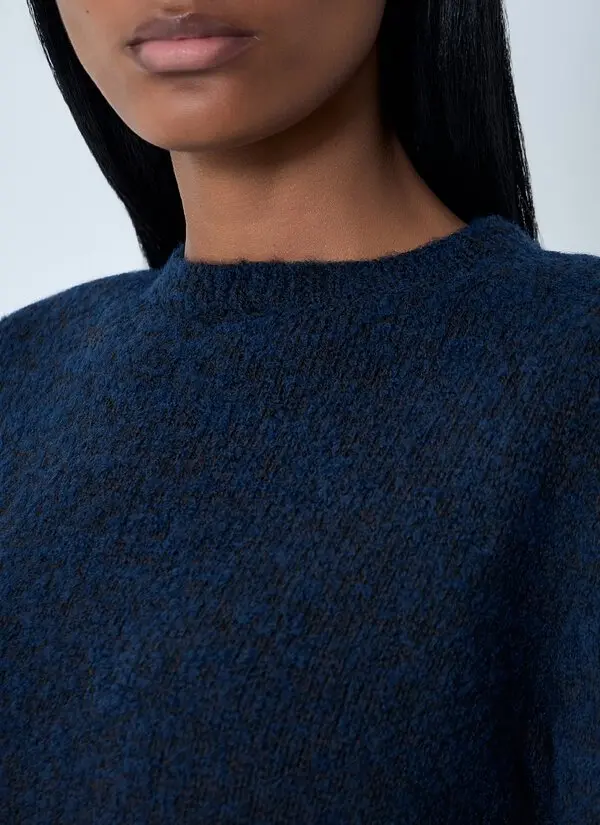 MAISON MARGIELA Wool-blend Crewneck Sweater - Brown