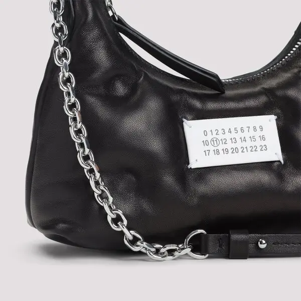 MAISON MARGIELA Glam Slam Hobo Micro Handbag - Black