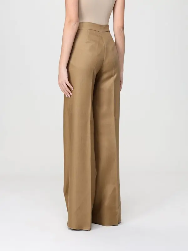 Max Mara Wide Leg Tailored Trousers - Cream
