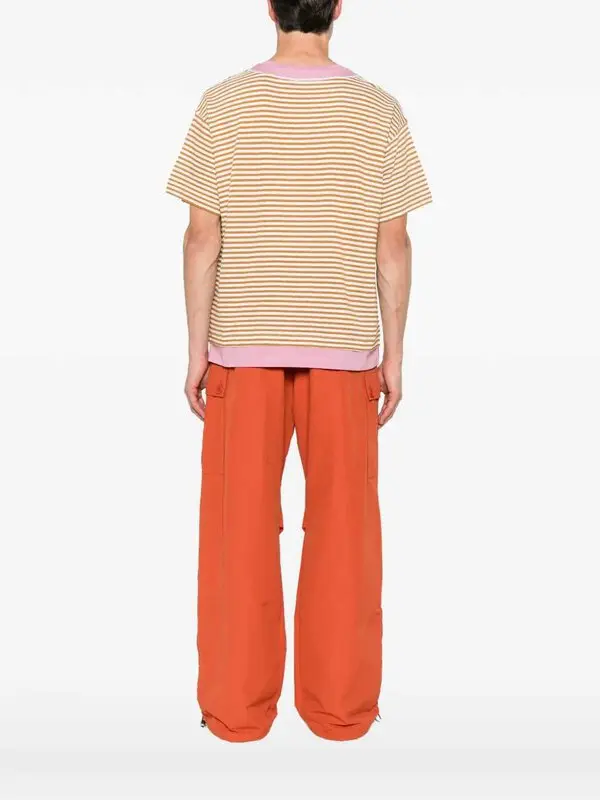 Marni Striped T-shirt With Floral Print