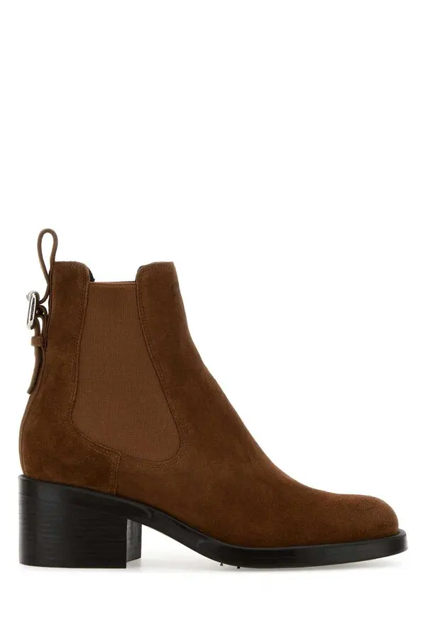 Chloé Dakota Suede Chelsea Boots - Brown