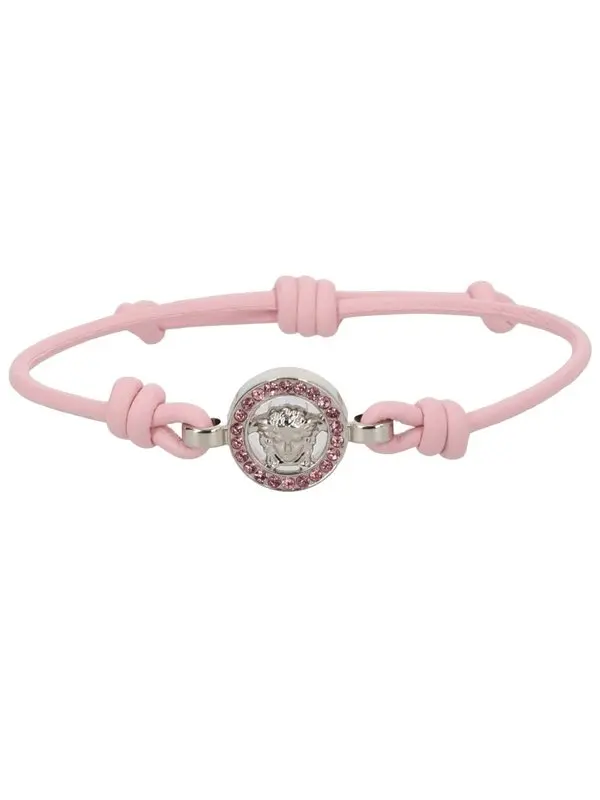 Versace Logo Medusa Charm Bracelet - Pink