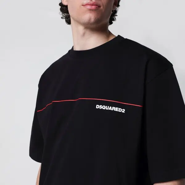 Dsquared2 Loose-fit Cotton Jersey T-shirt With Logo