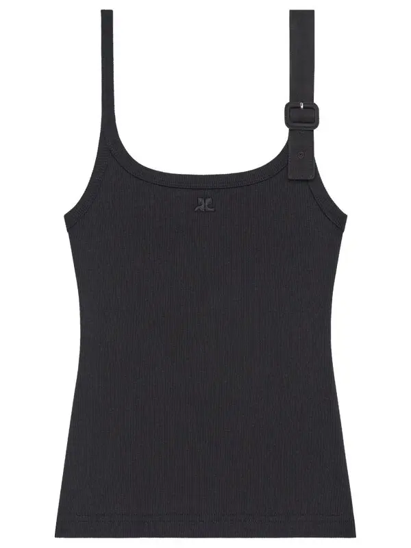 COURREGES 90s Buckle Detail Top
