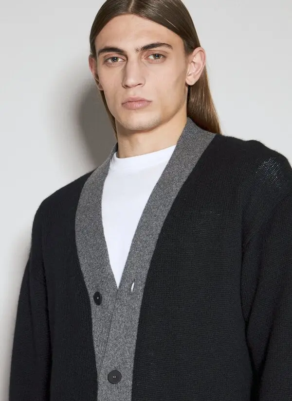 Prada Cashmere Cardigan With Contrast Placket