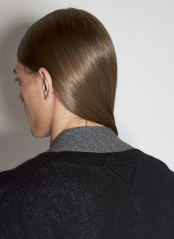 Prada Cashmere Cardigan With Contrast Placket