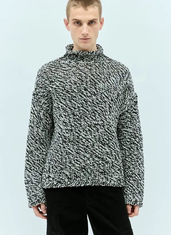 Acne Studios High-neck Chunky Wool-blend Sweater