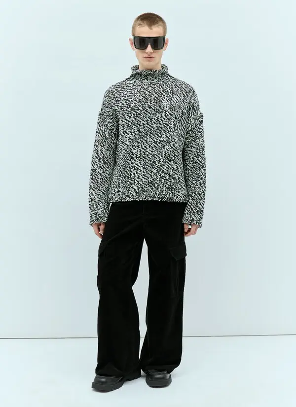 Acne Studios High-neck Chunky Wool-blend Sweater