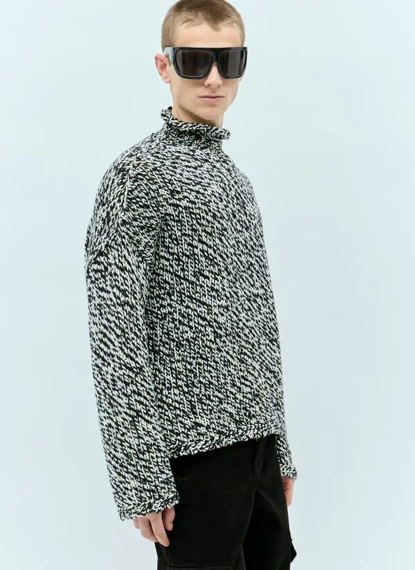Acne Studios High-neck Chunky Wool-blend Sweater