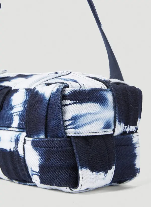 Bottega Veneta Cassette Shoulder Bag - Blue