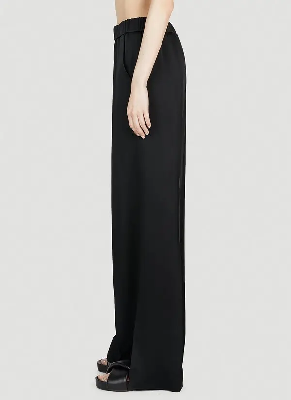 JIL SANDER Split Cuff Technical Pants - Black
