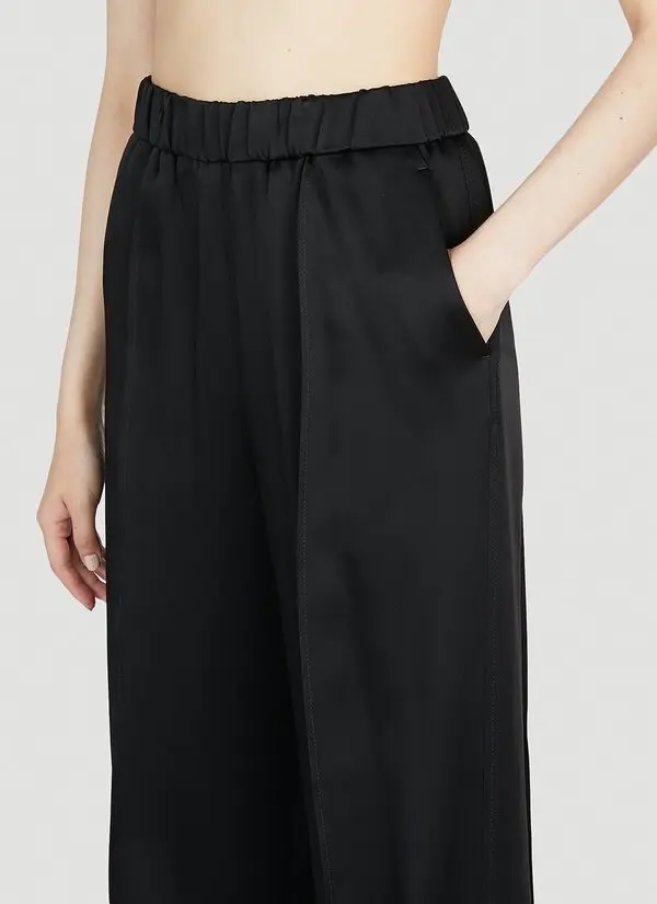 JIL SANDER Split Cuff Technical Pants - Black
