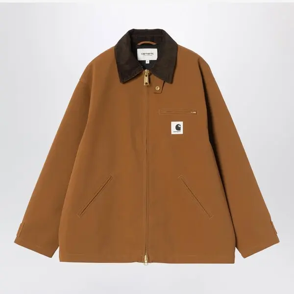 Carhartt Work In Progress Clark Jacket With Velvet Collar - Brown