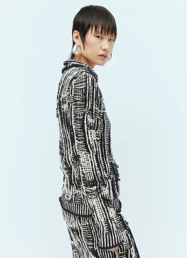 Bottega Veneta Intrecciato Cotton Knit Sweater