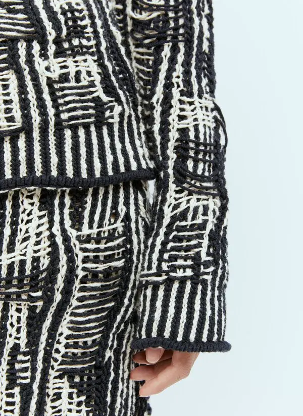 Bottega Veneta Intrecciato Cotton Knit Sweater