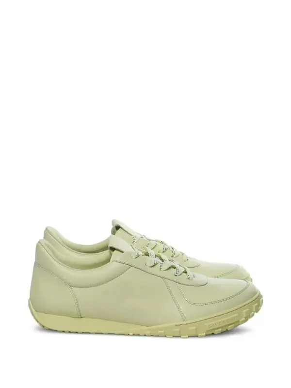 Givenchy Calfskin Lace-up Sneakers - Green
