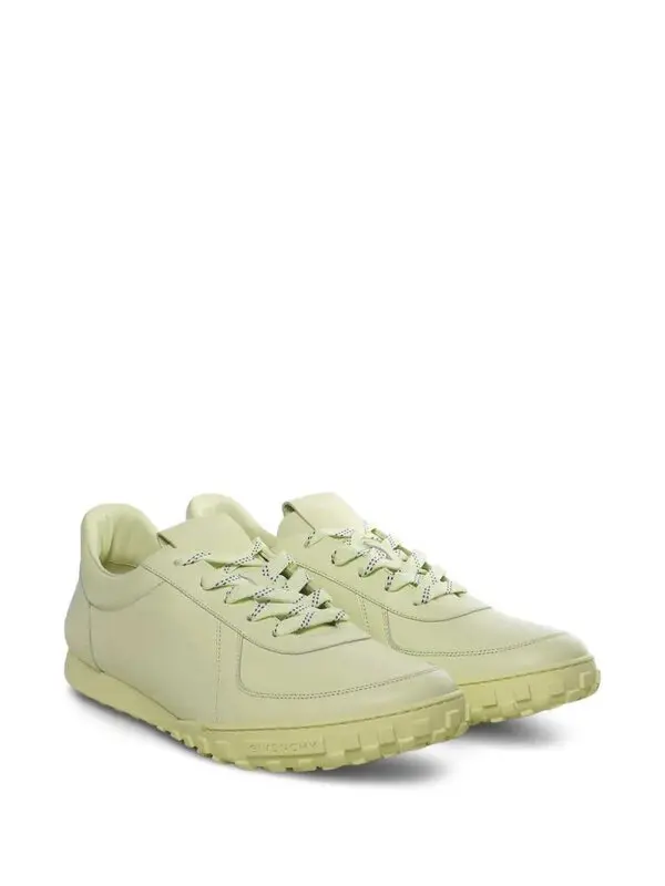 Givenchy Calfskin Lace-up Sneakers - Green
