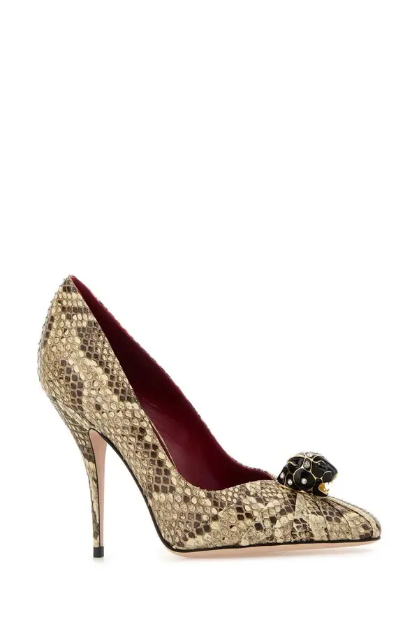 Valentino Garavani Python Leather Pumps