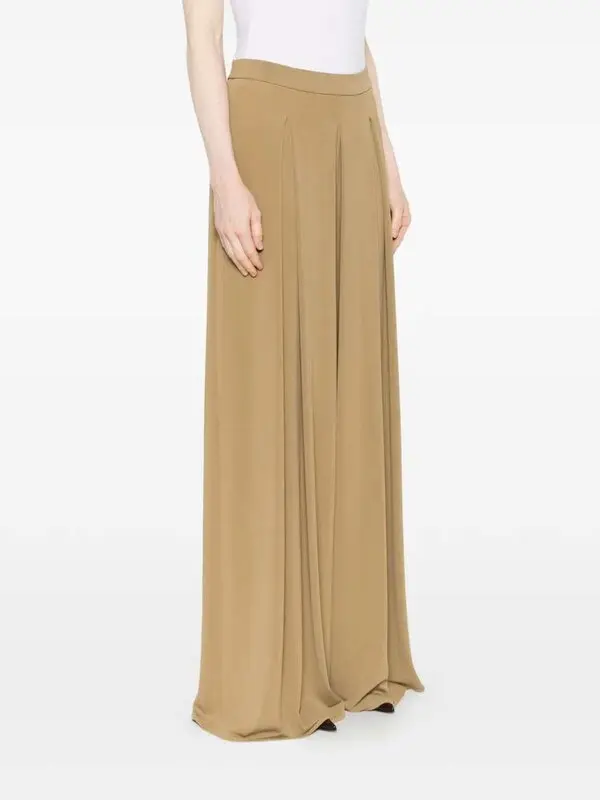 Max Mara Pleated Wide-leg Bermuda Shorts