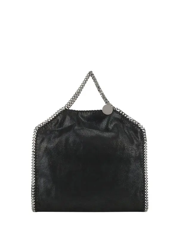 Stella McCartney Falabella Fold Over Tote Handbag - Black