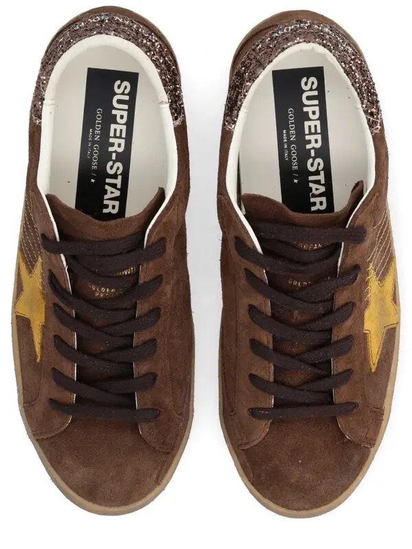 GOLDEN GOOSE Super-star Sneakers - Brown