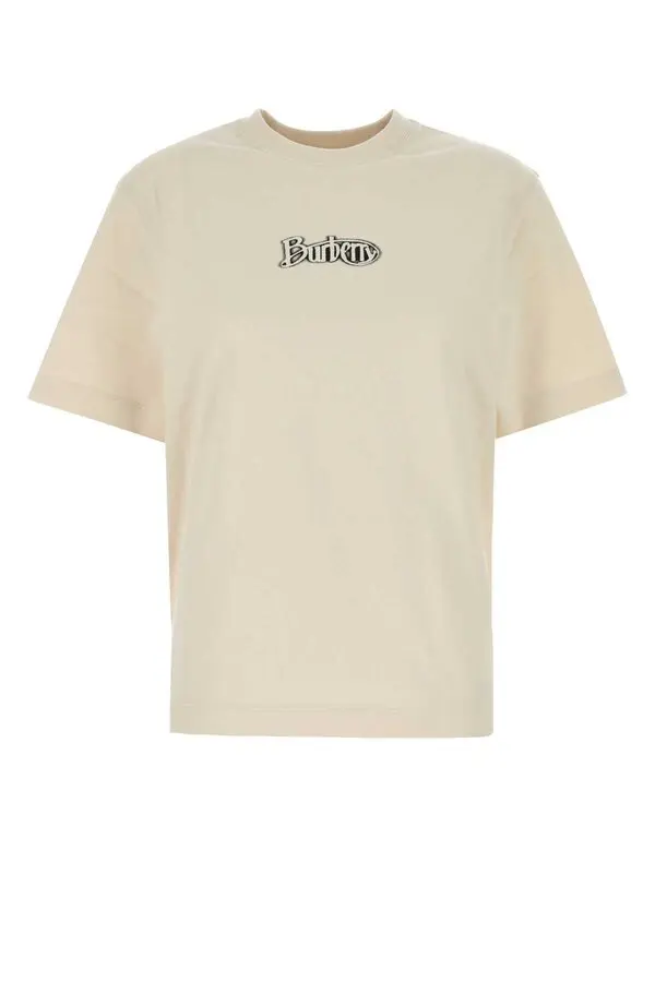 Burberry Sand Cotton T-shirt - Brown