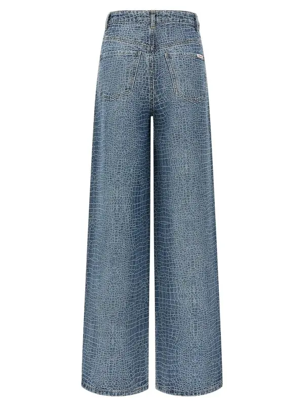 SELF-PORTRAIT Rhinestone' Jeans - Blue