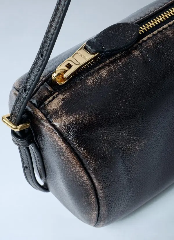 Miu Miu Leather Logo Motif Shoulder Bag