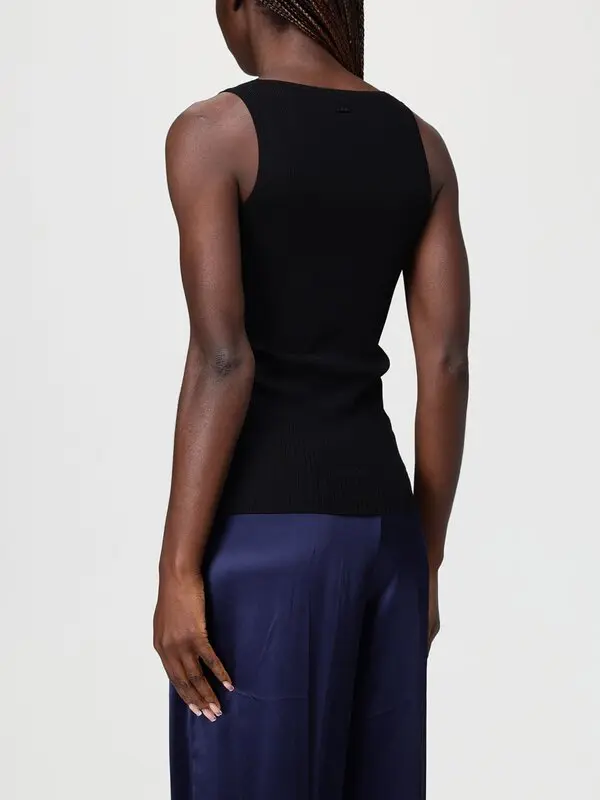 Max Mara Ribbed Tank Top - Black