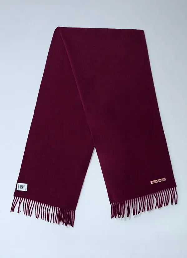Acne Studios Fringe Wool Scarf - Multicolor