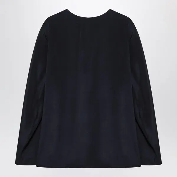 Max Mara Silk-blend Blouse - Blue