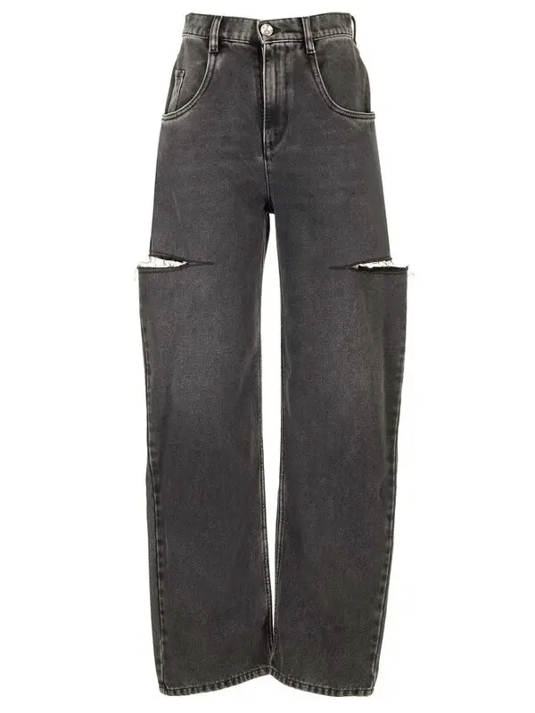 MAISON MARGIELA Distressed Cutout Denim Jeans