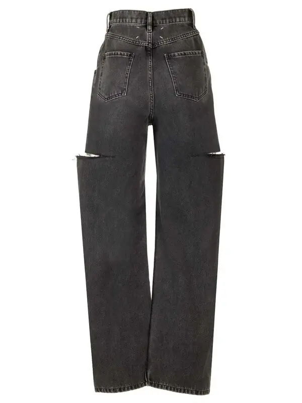 MAISON MARGIELA Distressed Cutout Denim Jeans