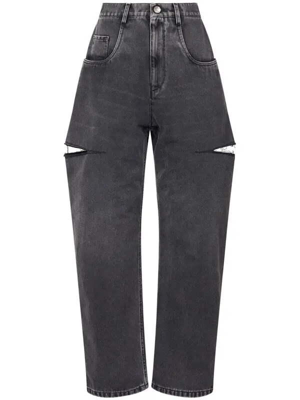 MAISON MARGIELA Distressed Cutout Denim Jeans