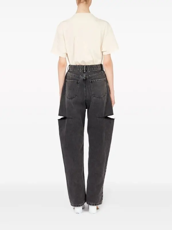 MAISON MARGIELA Distressed Cutout Denim Jeans