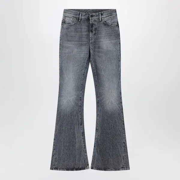 Acne Studios Faded Flared Jeans - Black