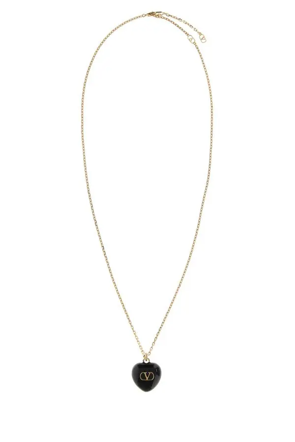 Valentino Garavani Metal Coeur Royal Necklace - Gold