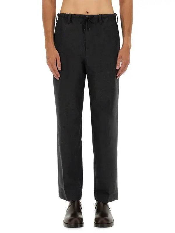 Dries Van Noten Wool Trousers - Gray