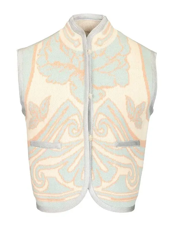 FORTE_FORTE Peony My Love Vest - Blue