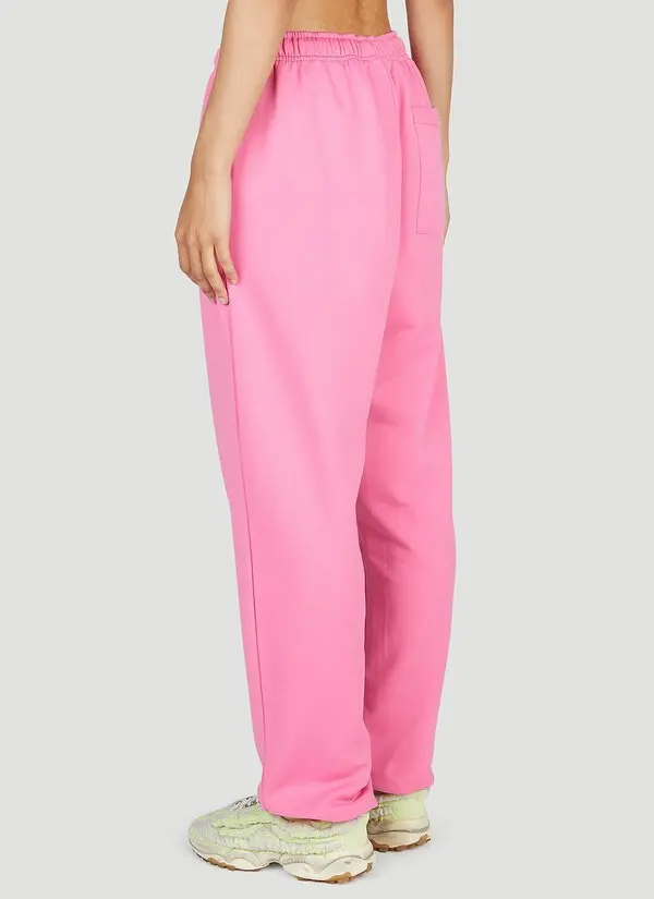 Acne Studios Face Patch Tracksuit Sweatpants - Pink