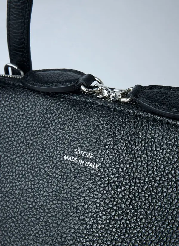 TOTEME Medium Leather Day Handbag - Black