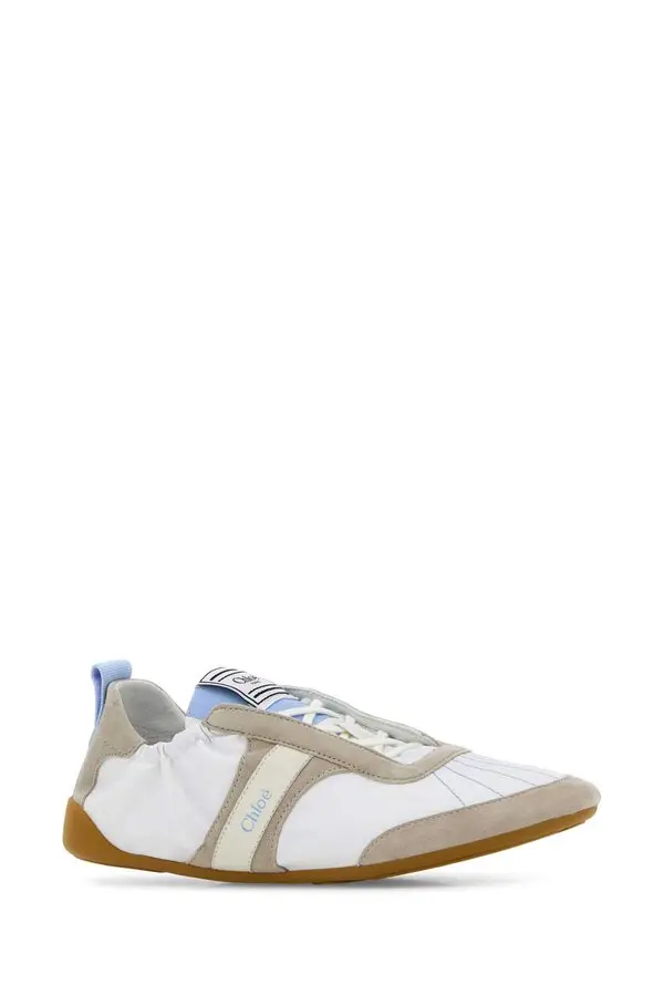 Chloé Fabric And Suede Sneakers