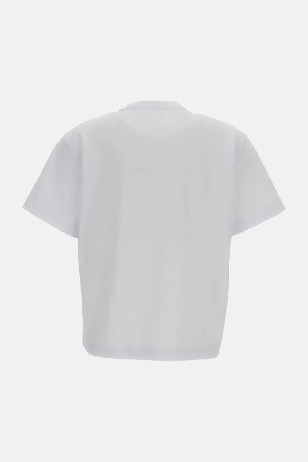 Sacai Short-sleeve T-shirt With Pleated Front