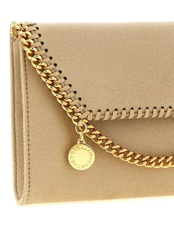 Stella McCartney Falabella Wallet On Chain - Cream