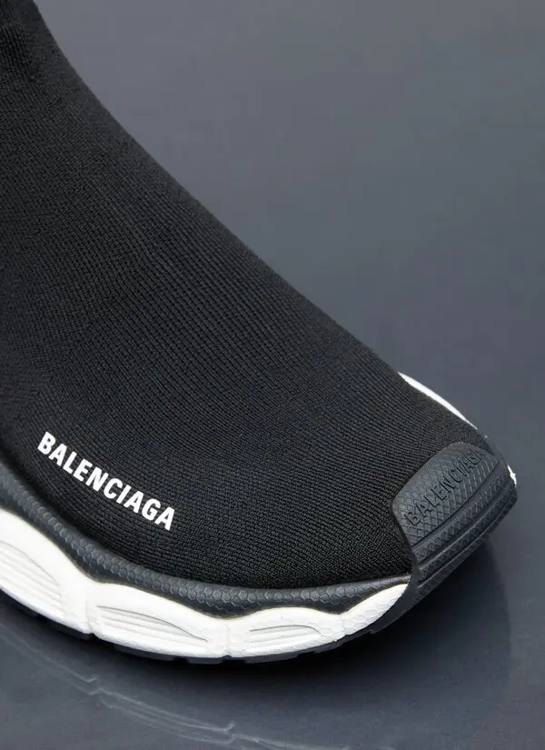 Balenciaga 3xl Knit Sock Sneakers - Black
