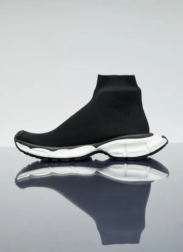 Balenciaga 3xl Knit Sock Sneakers - Black