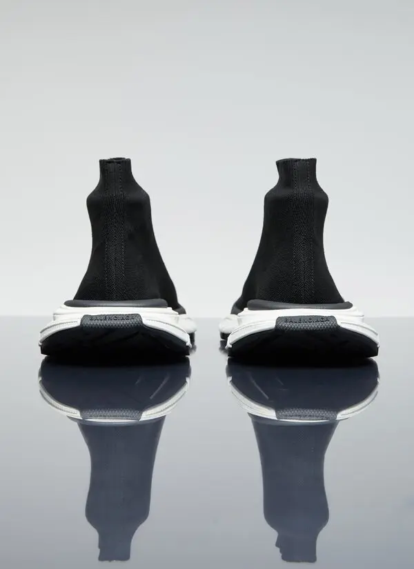 Balenciaga 3xl Knit Sock Sneakers - Black