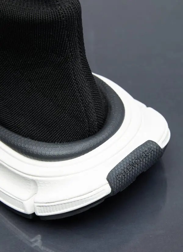 Balenciaga 3xl Knit Sock Sneakers - Black